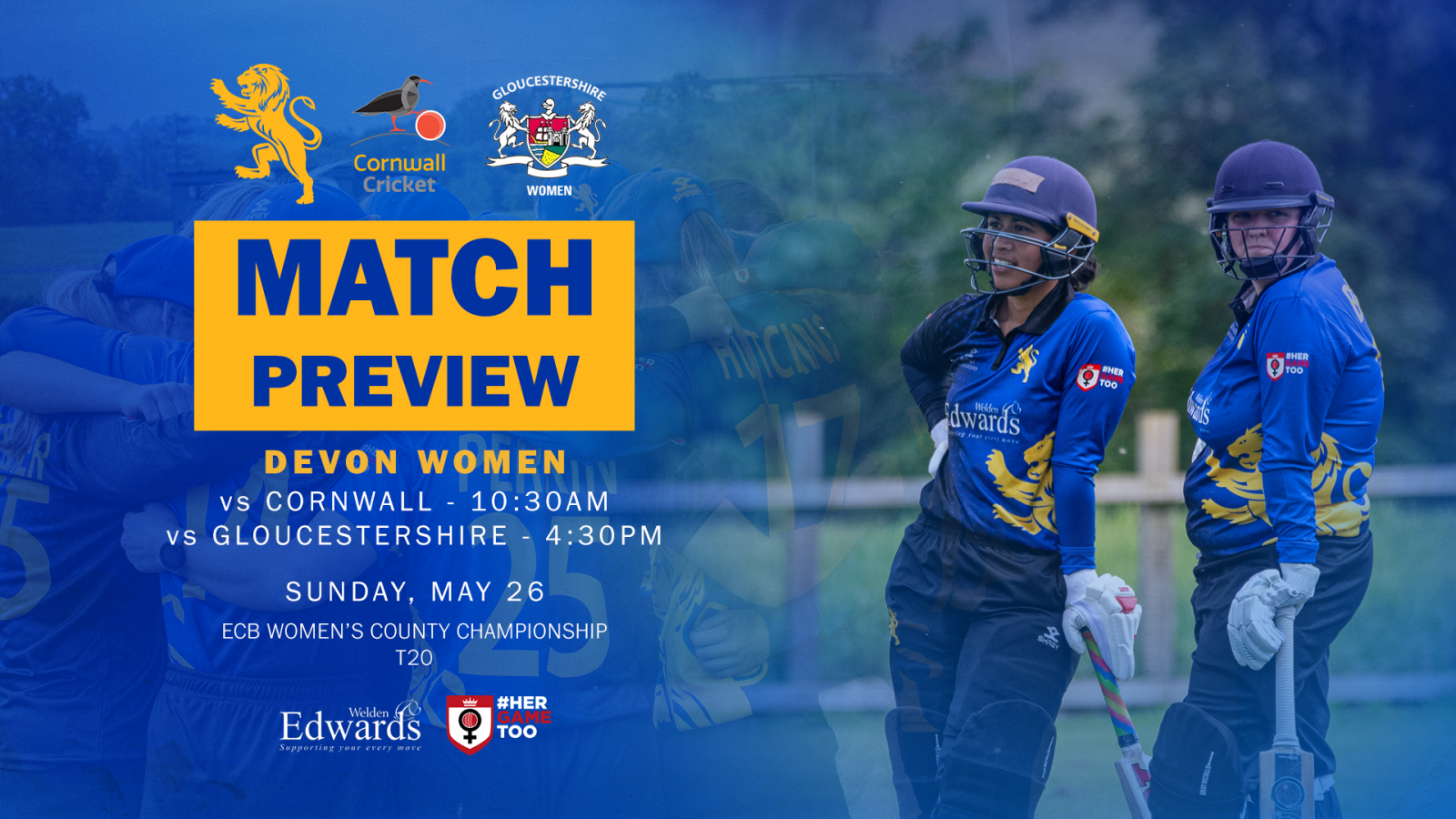 Devon Women Match Preview: Cornwall & Gloucestershire (H) - Devon Cricket